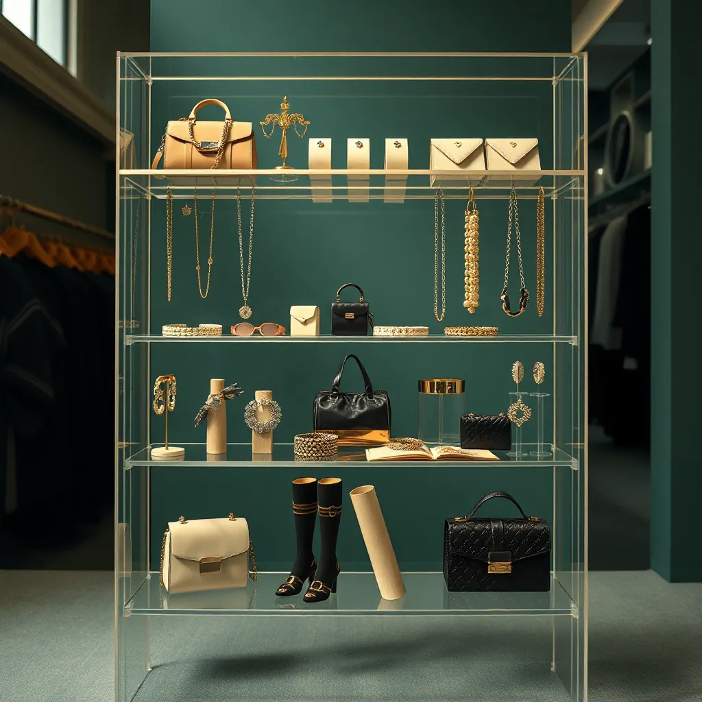 Exploring Clear Acrylic Display Shelves in Fashion