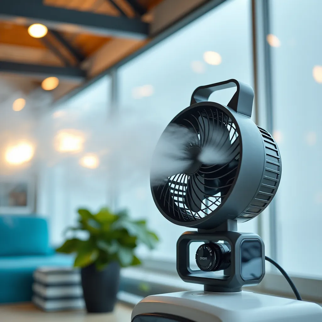 Portable Mist Fans: Enhance Comfort with Battery Power