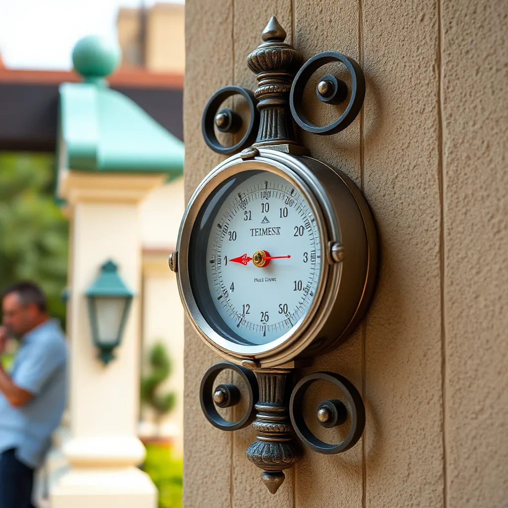 Stylish Outdoor Wall Thermometers: Function Meets Design