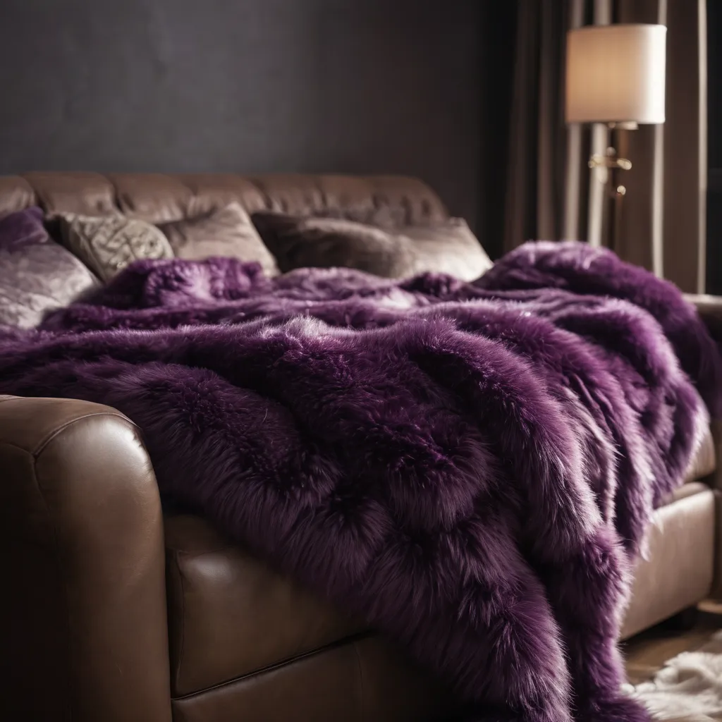 Discovering the Charm of Faux Fur Purple Blankets