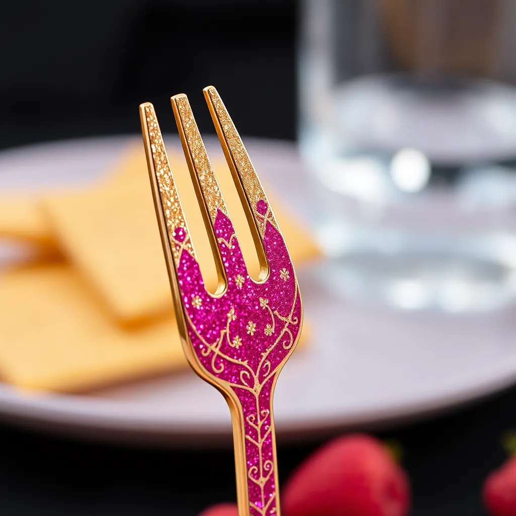 The Appeal of Glitter Forks: Blending Function and Art