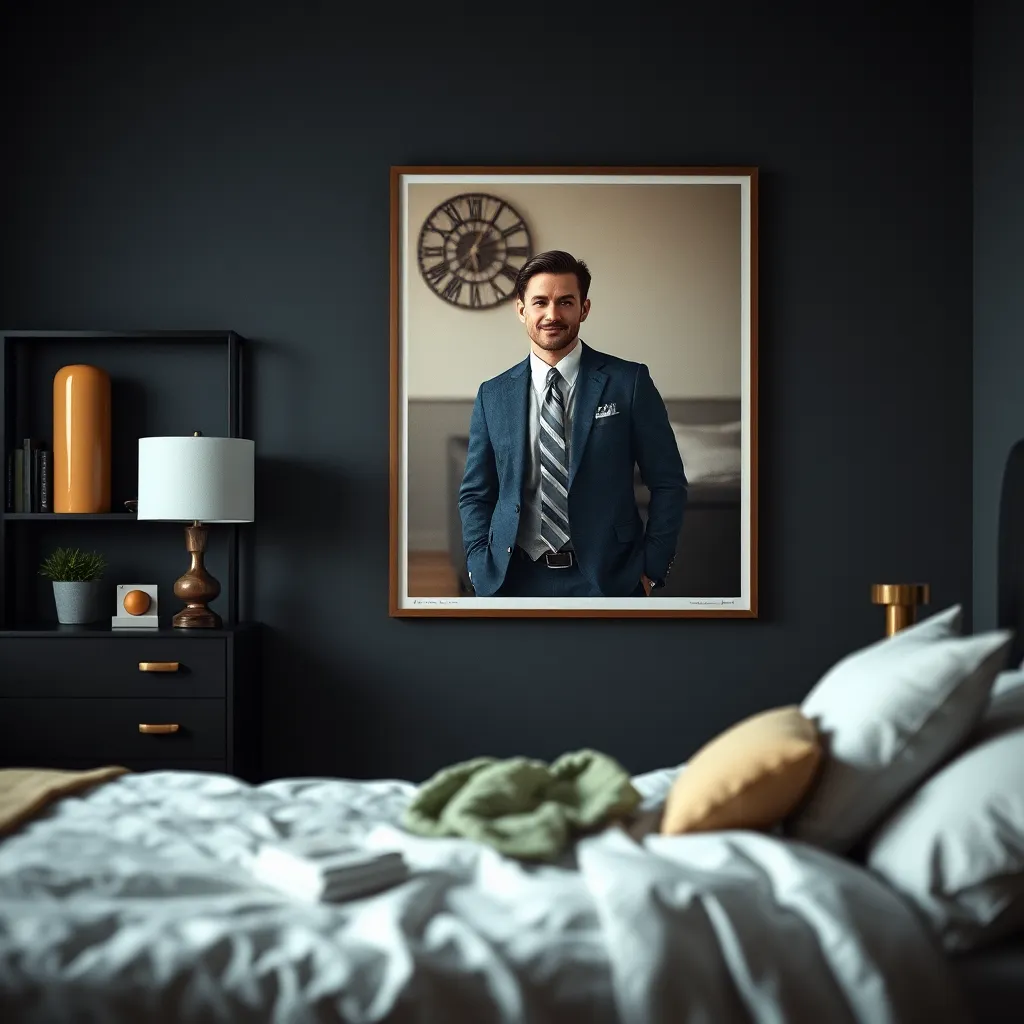 Elevate Your Space: The Art of Men's Bedroom Posters