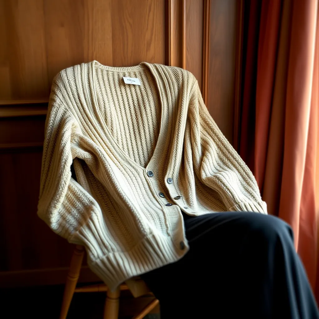 The Elegant Cardigan: A Study in Style and Versatility