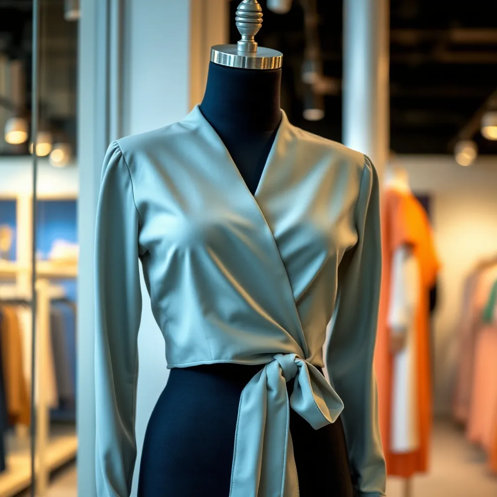 Exploring the Long Sleeve Cropped Wrap Top